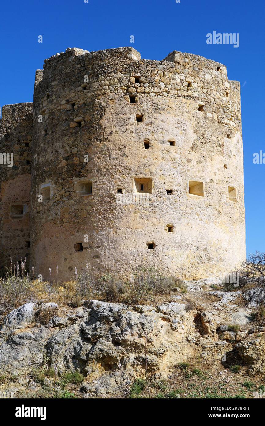 Ottoman Fortress, Aptera or Apteron, municipality of Akrotiri, Crete ...