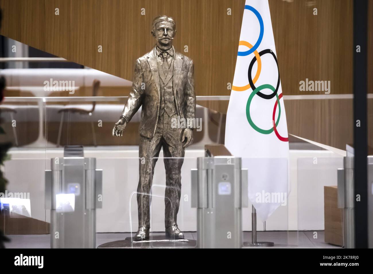 New headquarters of the International Olympic Committe Stock Photo - Alamy