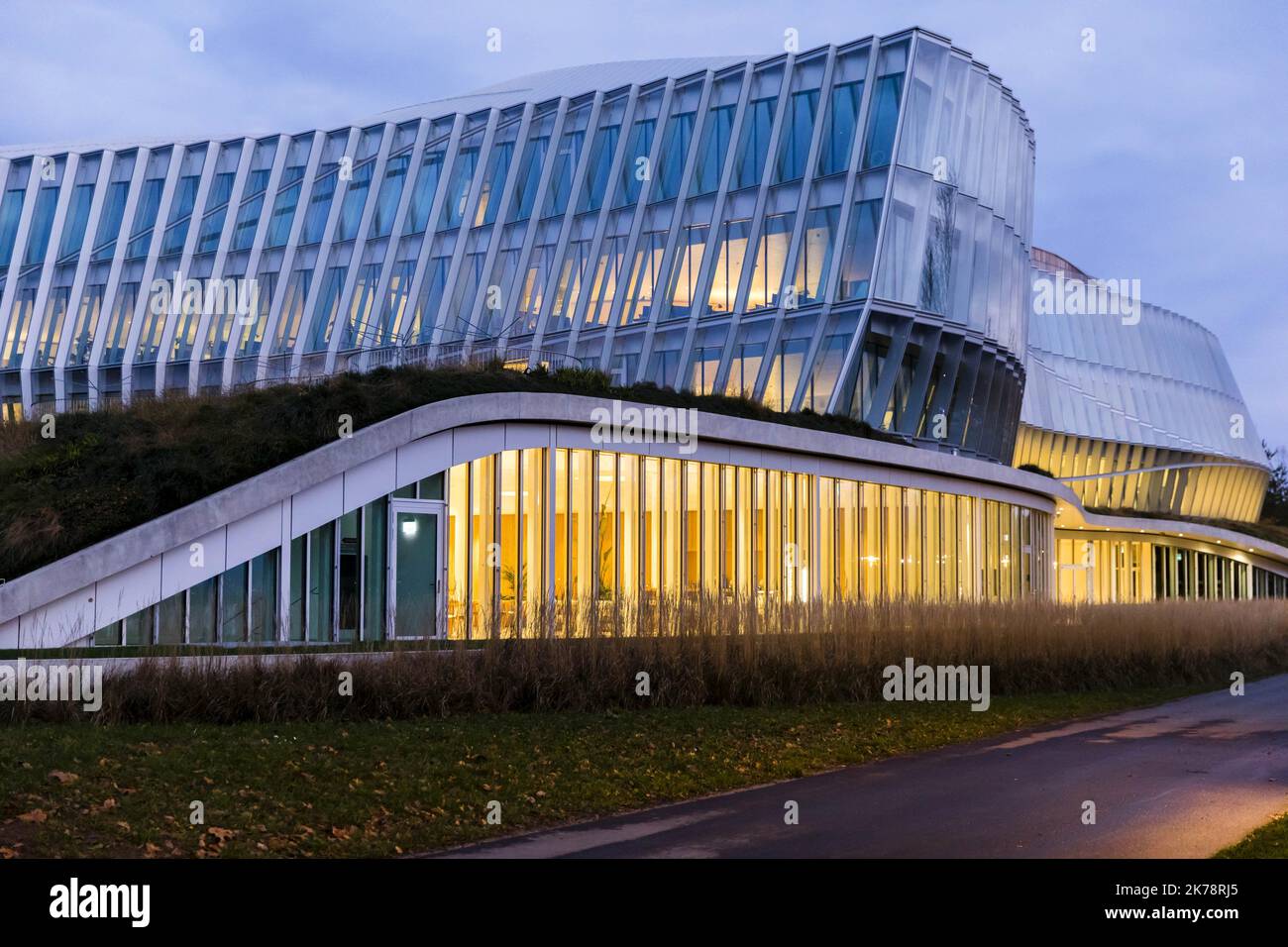 New headquarters of the International Olympic Committe Stock Photo - Alamy