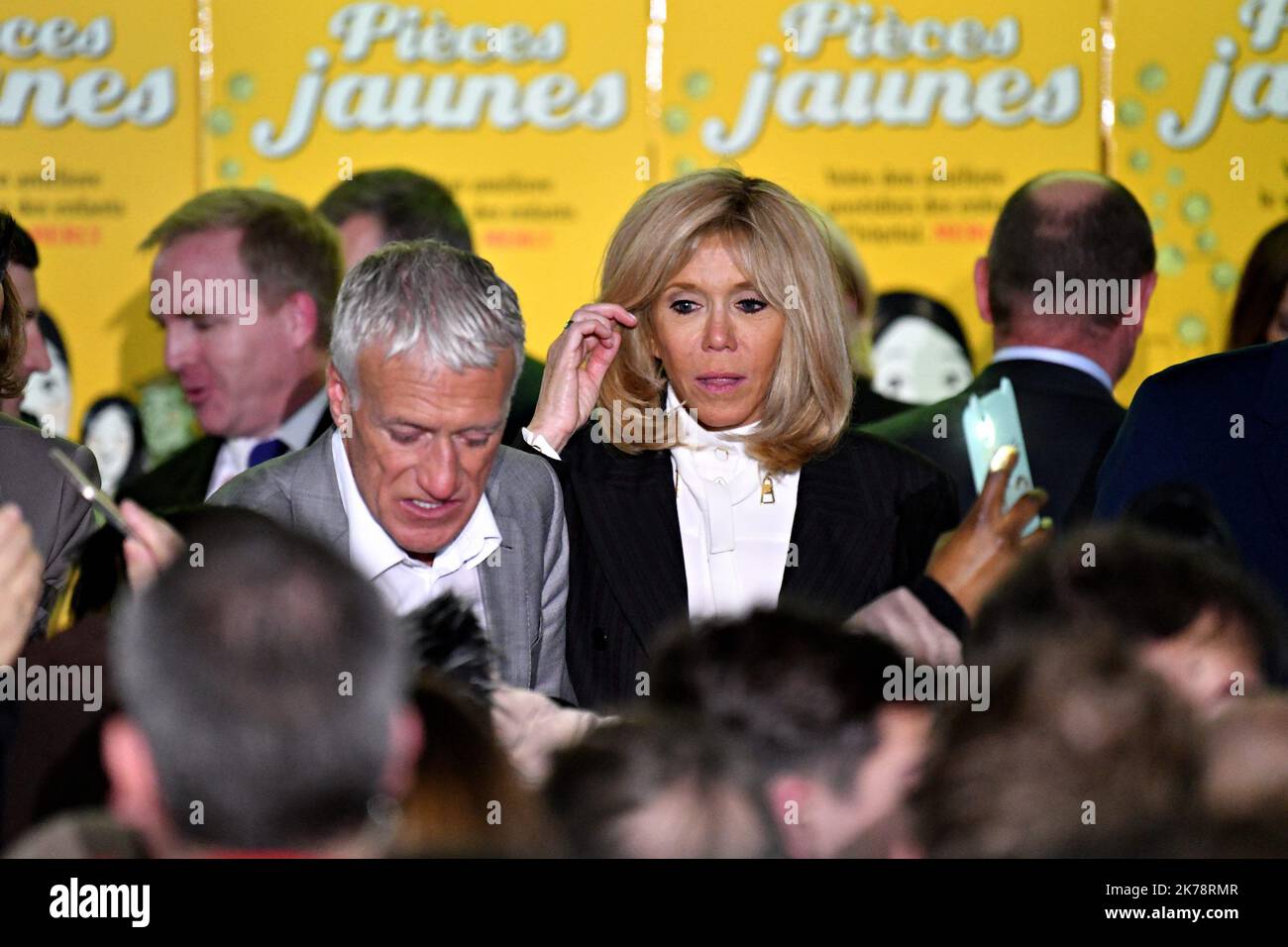 Orleans, France, jan 8th 2020 - French first lady Brigitte Macron and ...