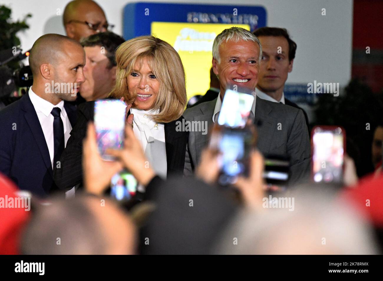 Orleans, France, jan 8th 2020 - French first lady Brigitte Macron and ...