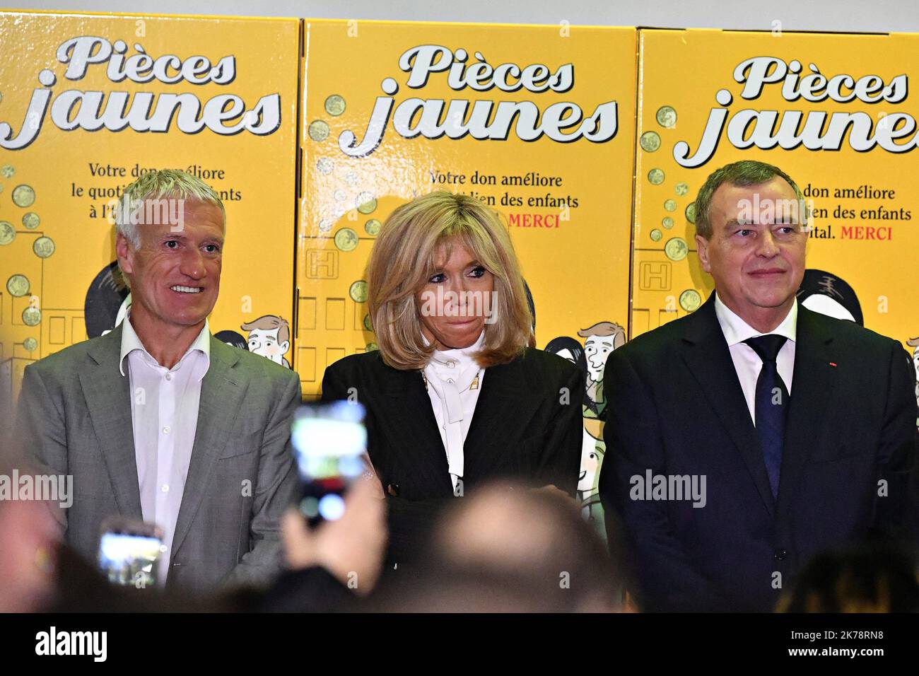 Orleans, France, jan 8th 2020 - French first lady Brigitte Macron and ...