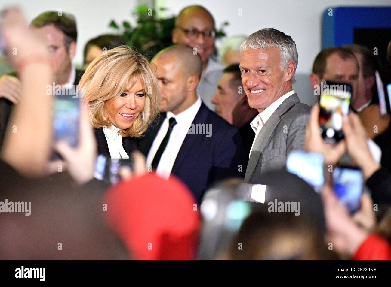 Orleans, France, jan 8th 2020 - French first lady Brigitte Macron and ...