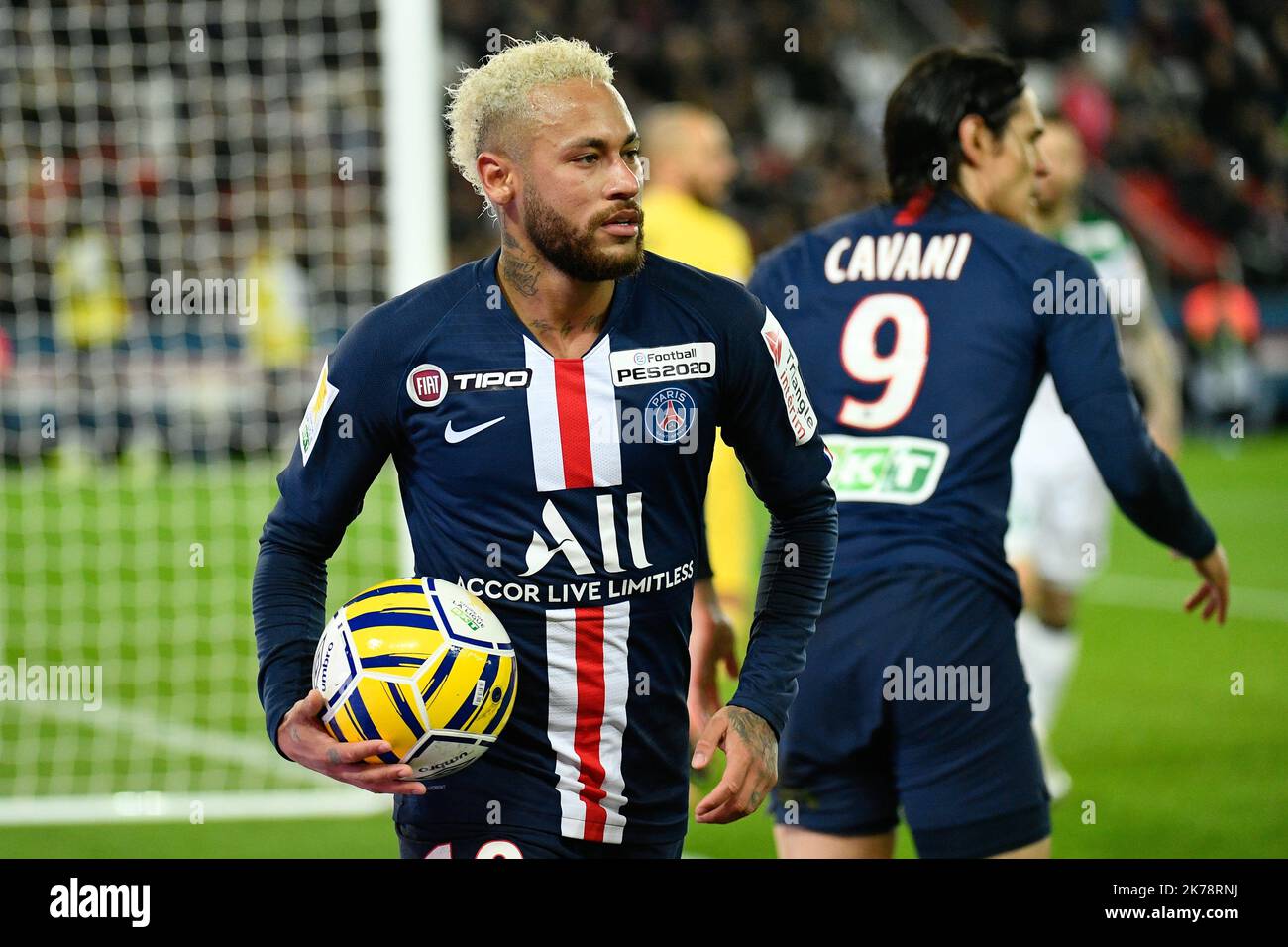 Neymar Jr during the League Cup match between Paris Saint Germain (PSG ...