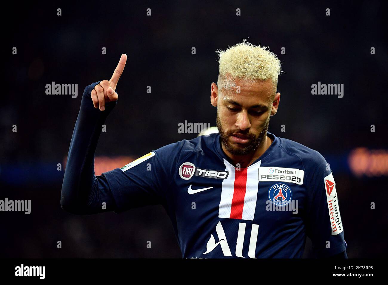 Neymar Jr during the League Cup match between Paris Saint Germain (PSG ...