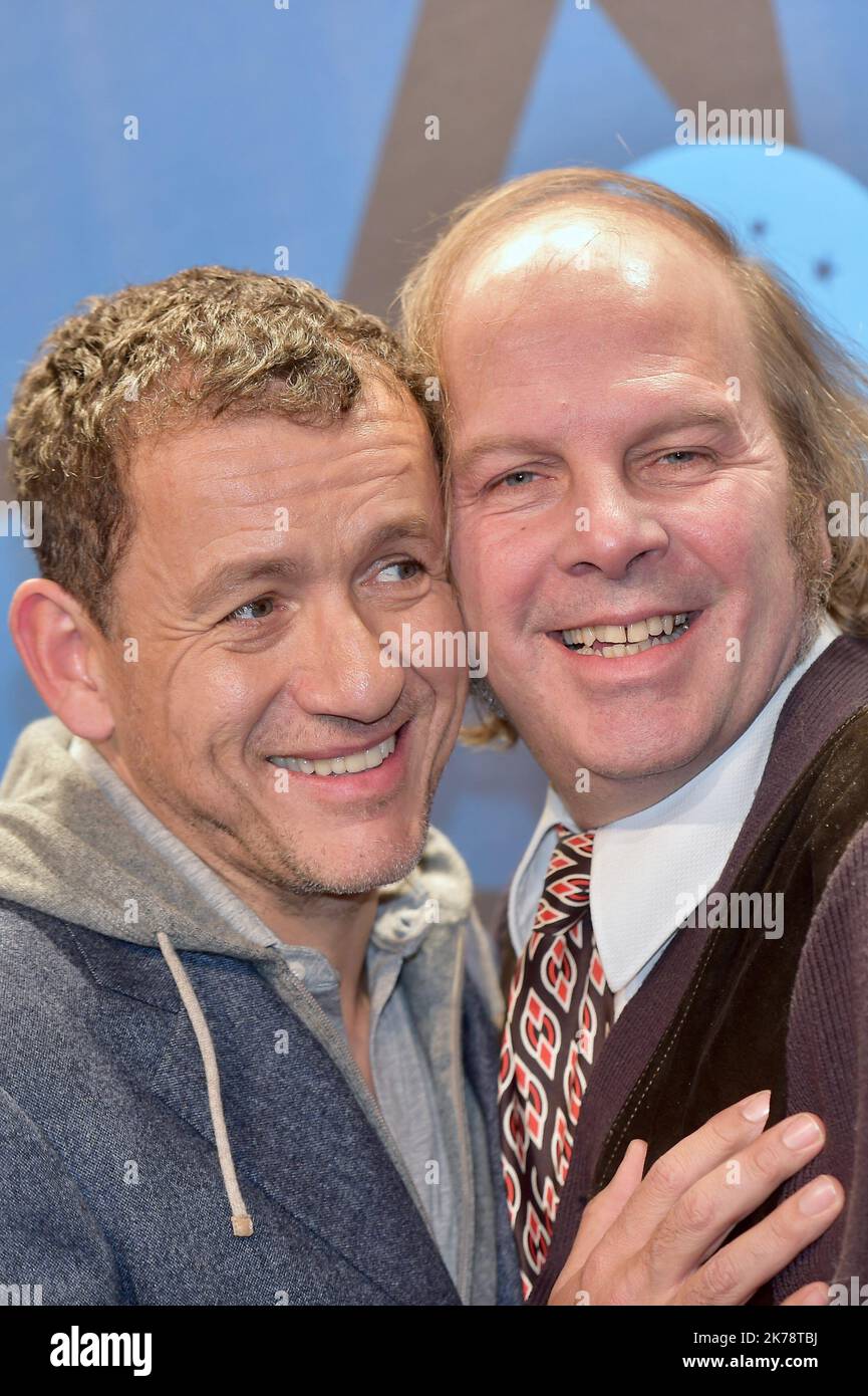 Dany Boon and Philippe Katerine attend the first day of the 23rd L'Alpe ...