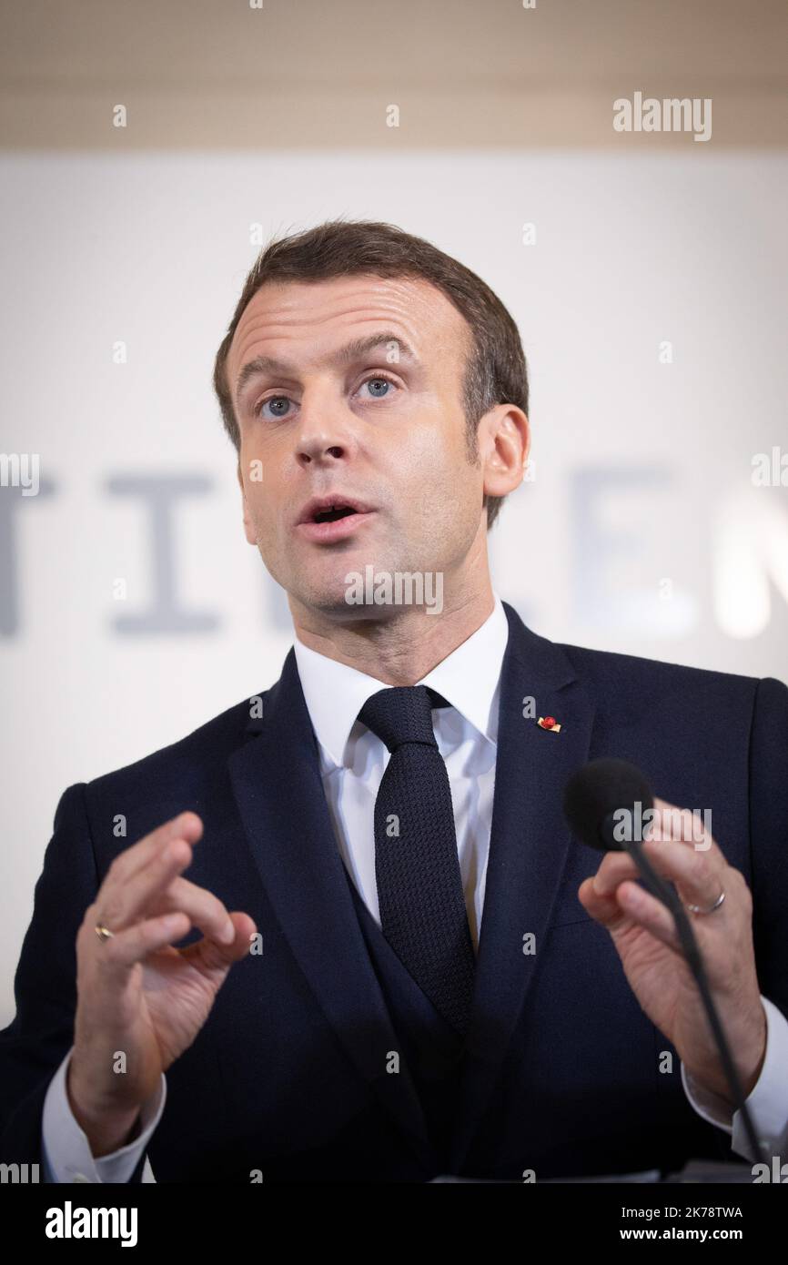 French President Emmanuel Macron Stock Photo - Alamy