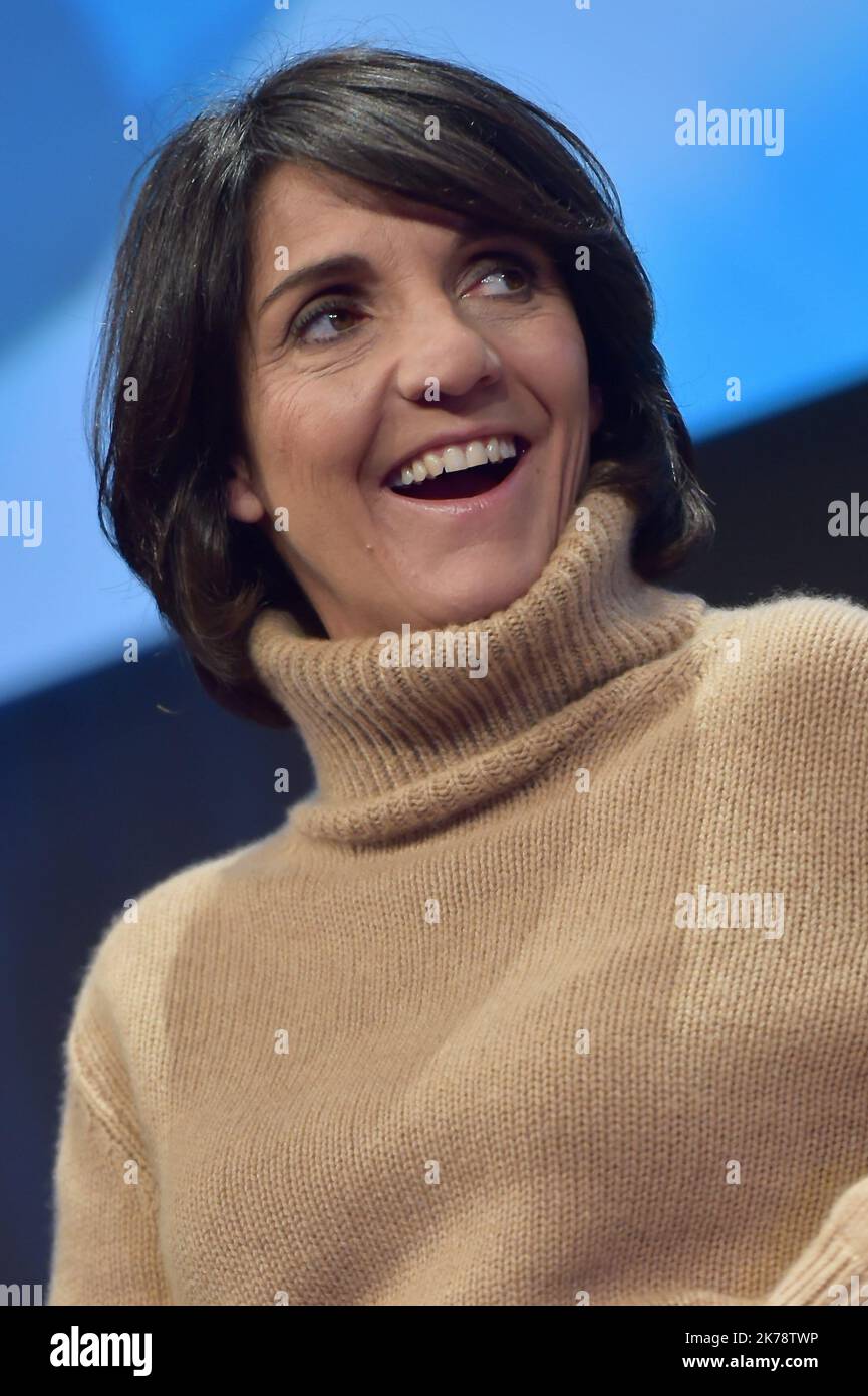 JANUARY 17 Florence Foresti attends the Fourth day of the 23rd LAlpe ...