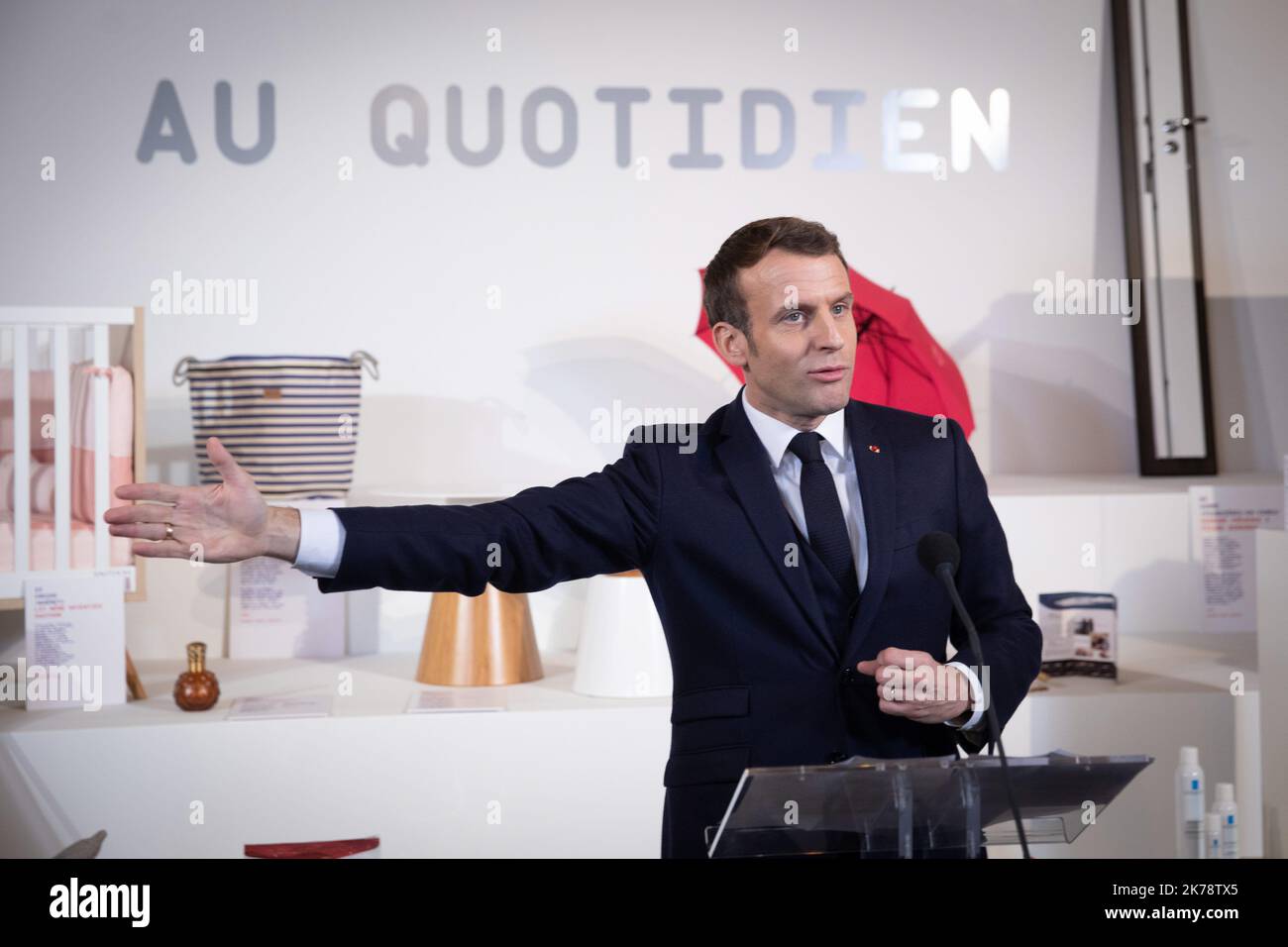 French President Emmanuel Macron Stock Photo - Alamy