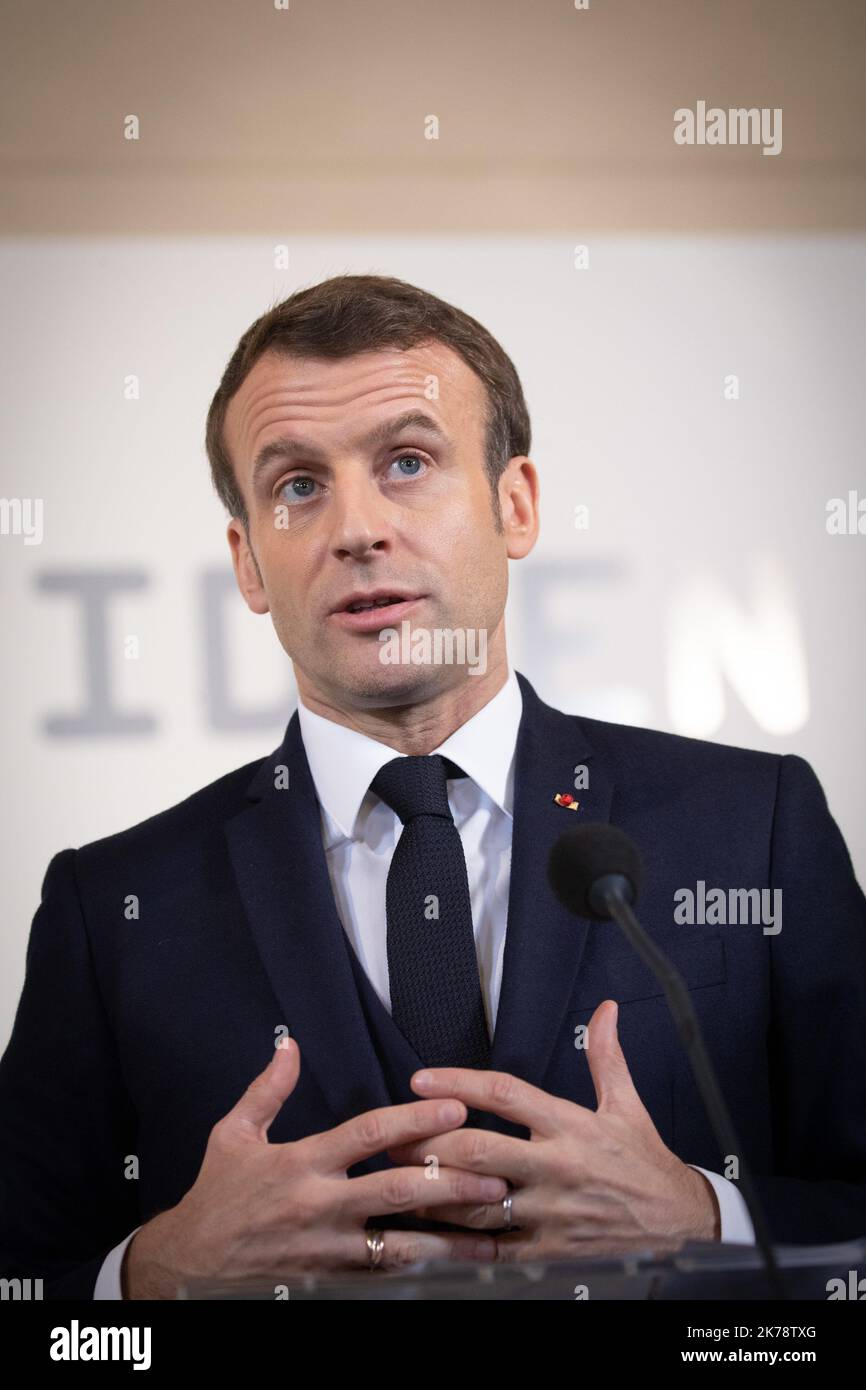 French President Emmanuel Macron Stock Photo - Alamy