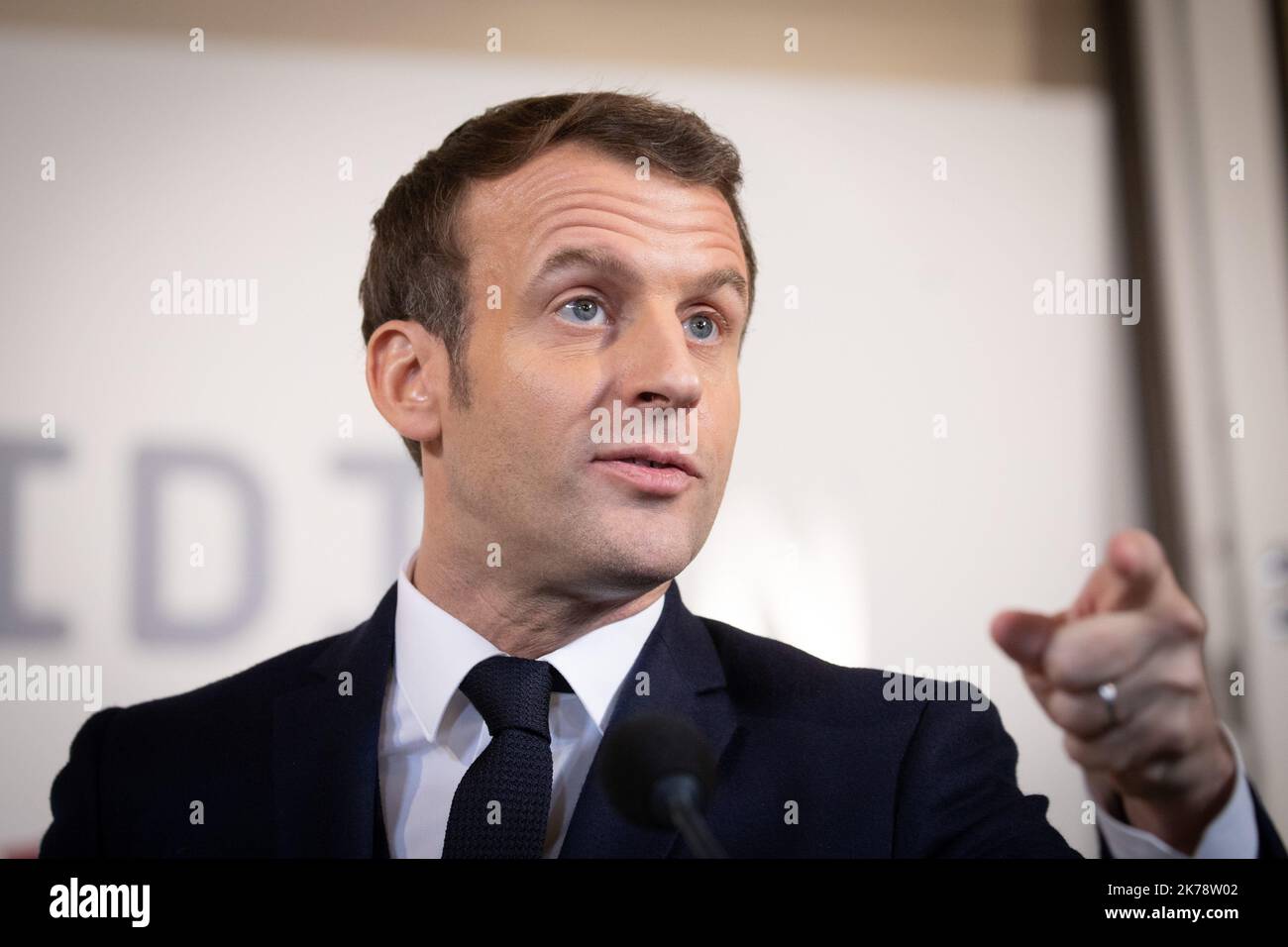 French President Emmanuel Macron Stock Photo - Alamy