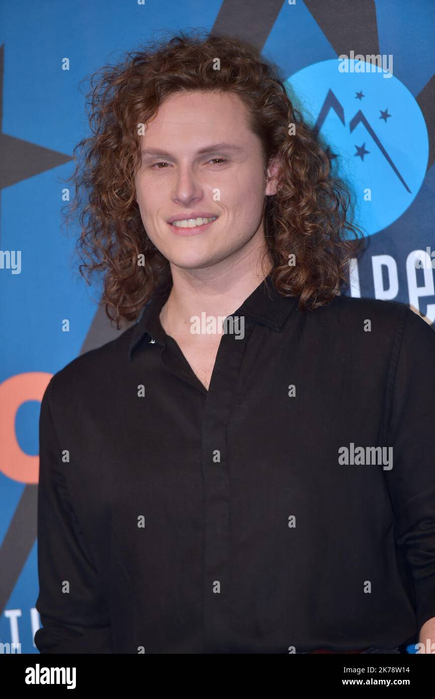Alexandre Wetter during the closing ceremony of the 23rd LAlpe DHuez ...