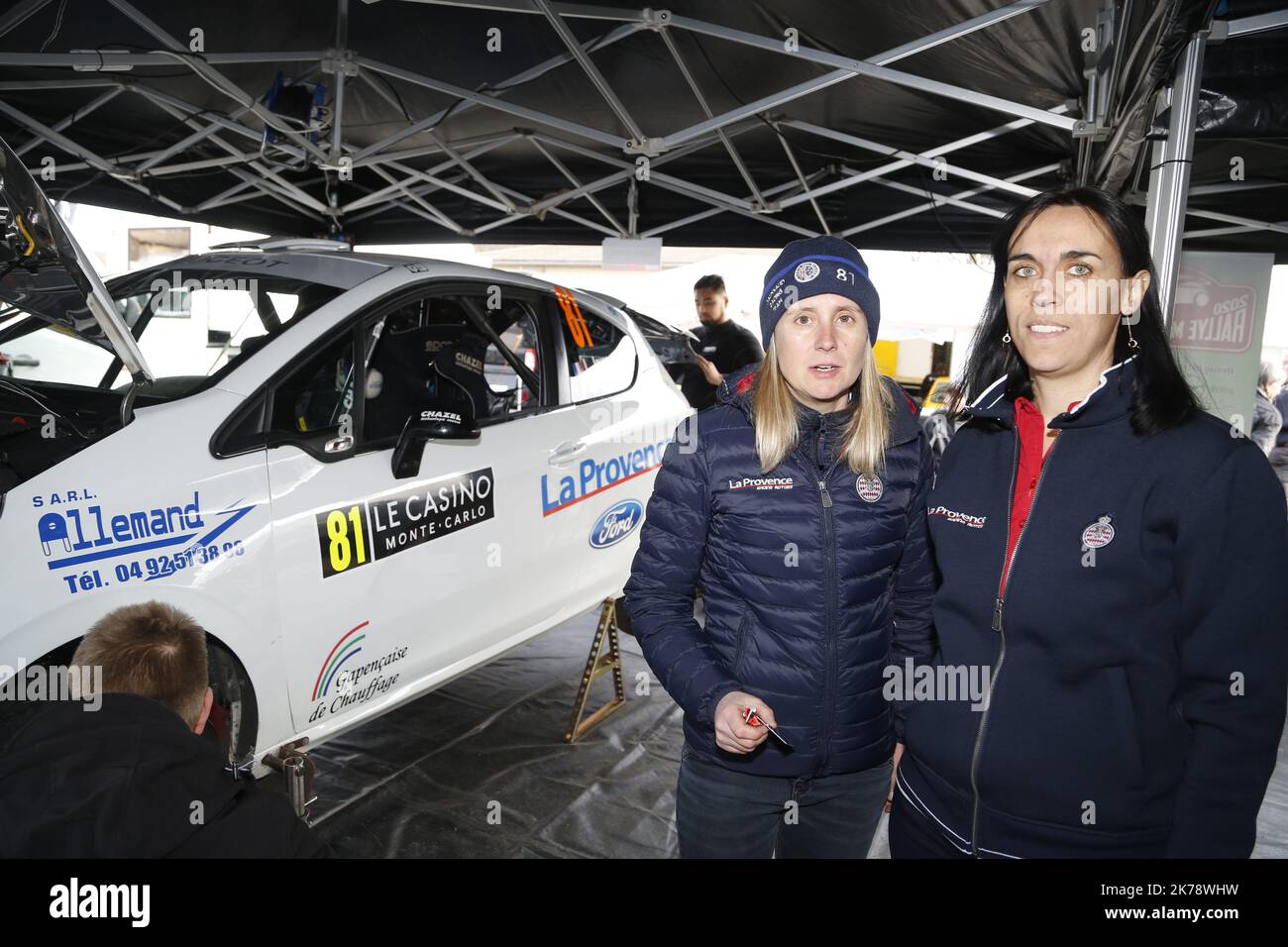 Laure Jaussaud and Julie Trinquier equip the Provence at the Monte ...