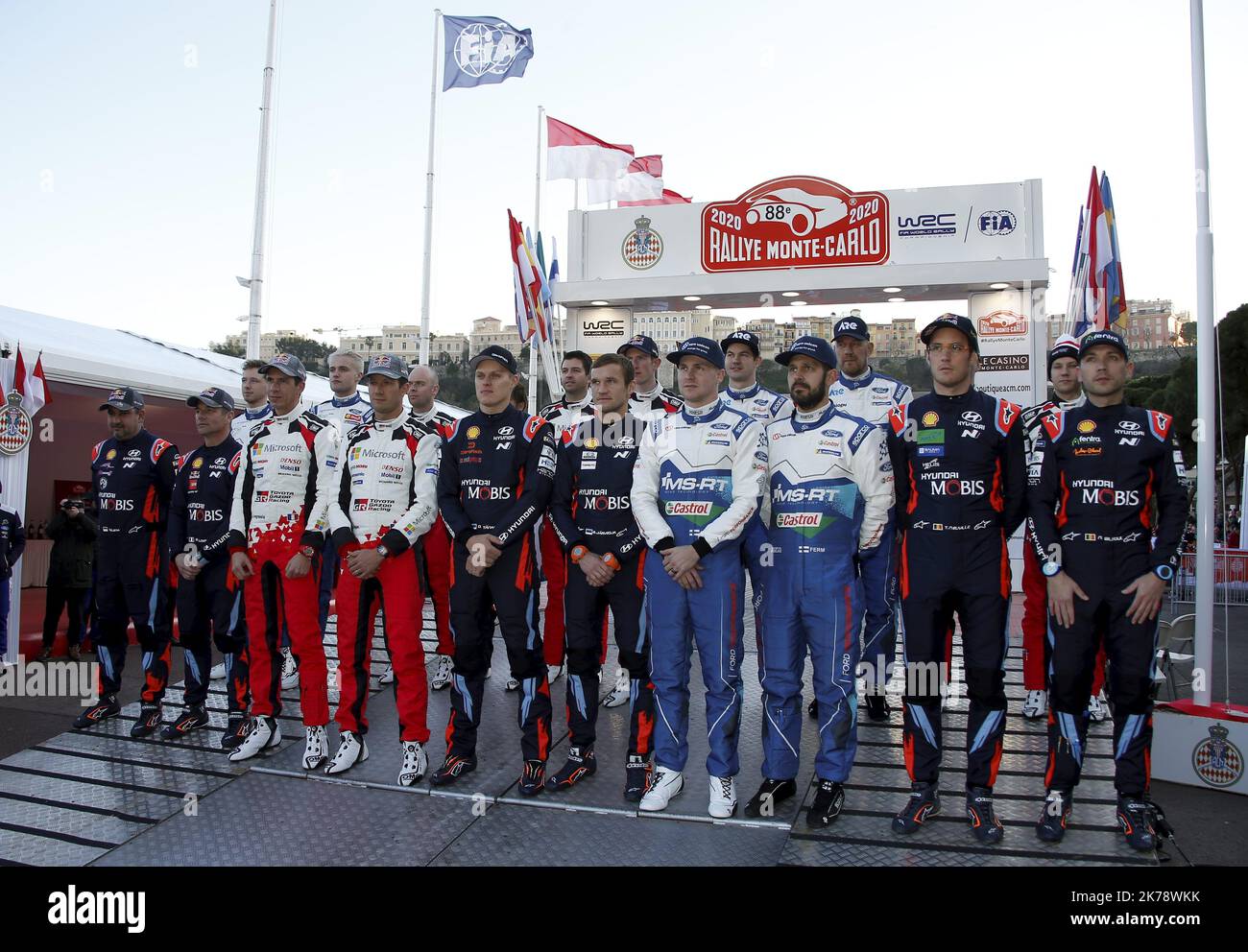 Thursday 23 January 2020 in Monaco - Departure of the 88th Rallye de ...