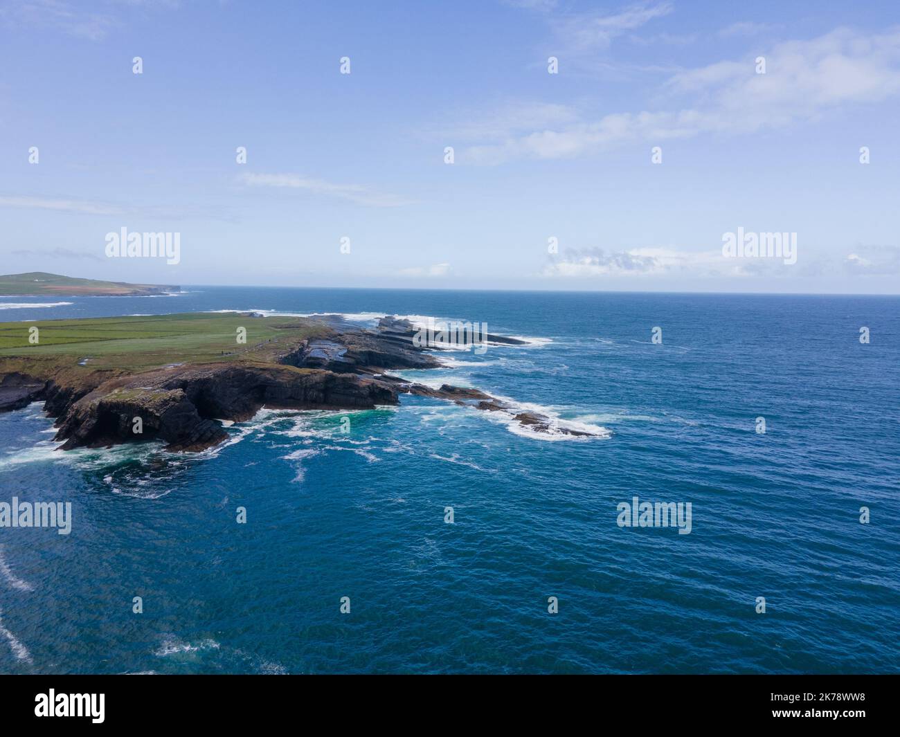 Ireland, County Clare - Bridges of Ross were three natural rock bridges ...
