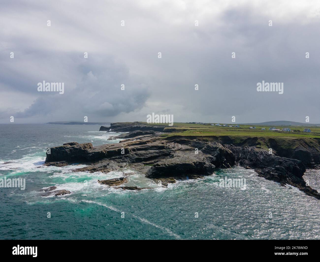 Ireland, County Clare - Bridges of Ross were three natural rock bridges ...