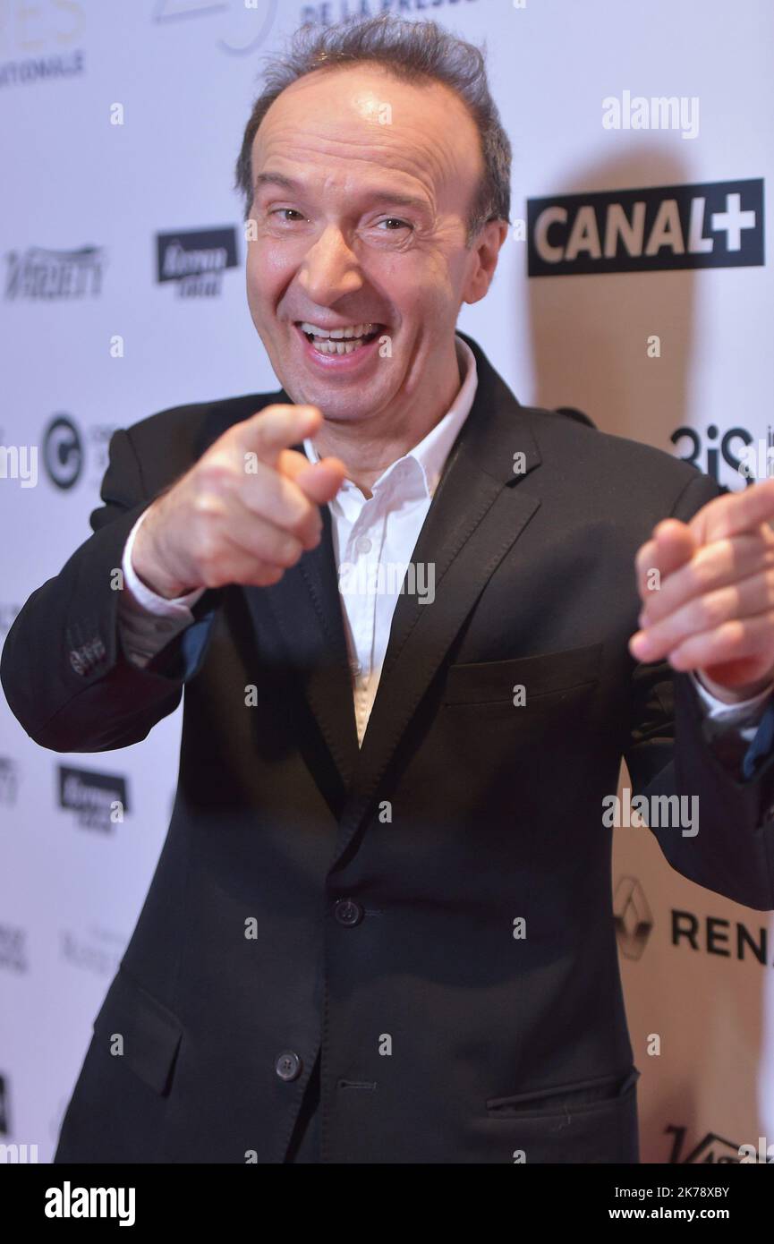 Roberto Benigni PARIS, FRANCE JANUARY 27 the 25th Lumieres De La Presse ...