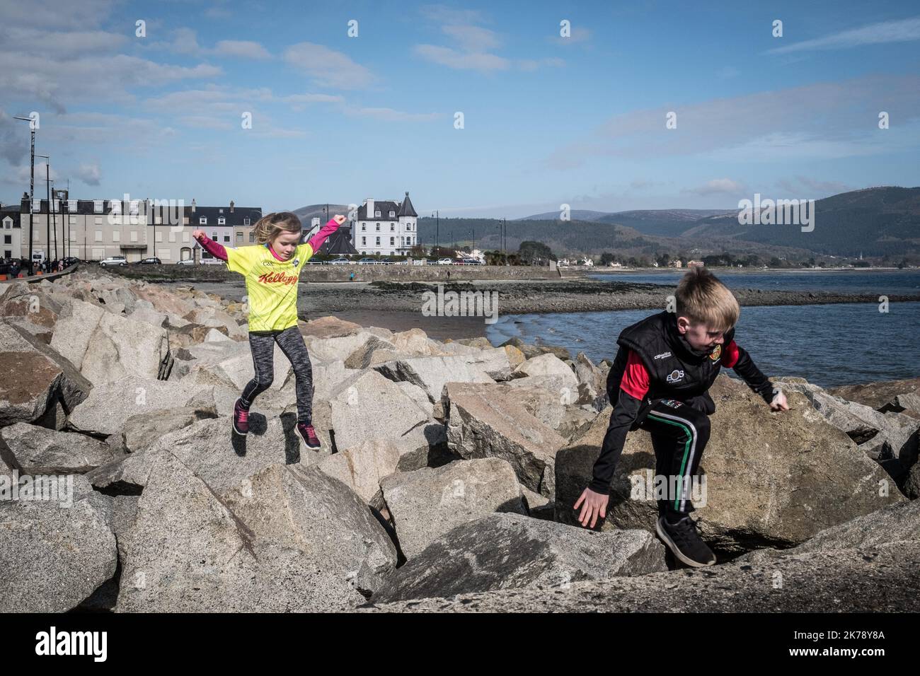 In Warrenpoint, a small seaside town in Northern Ireland, on the banks ...