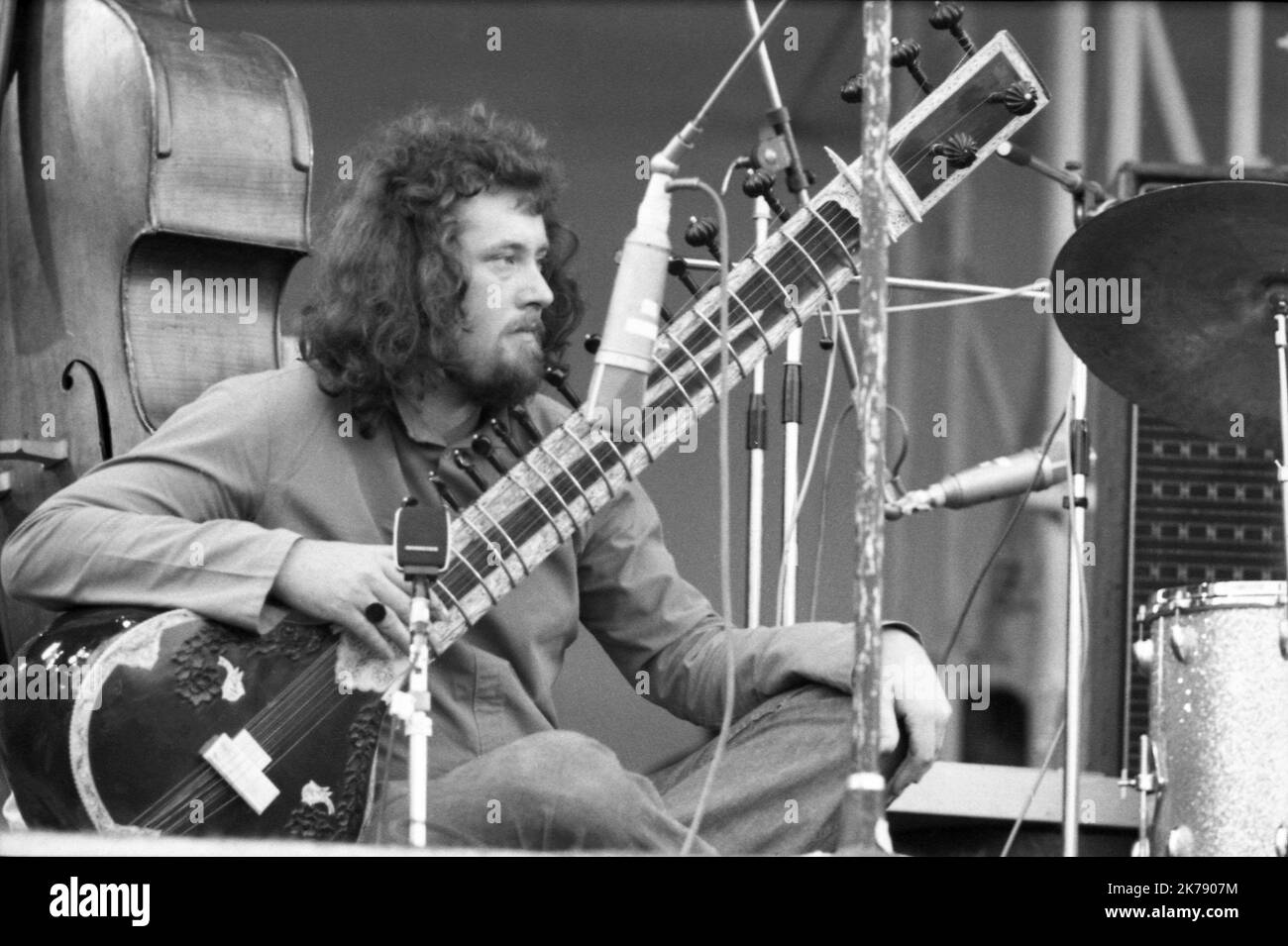 United Kingdom / England / Isle of Wight - The Pentangle group during ...
