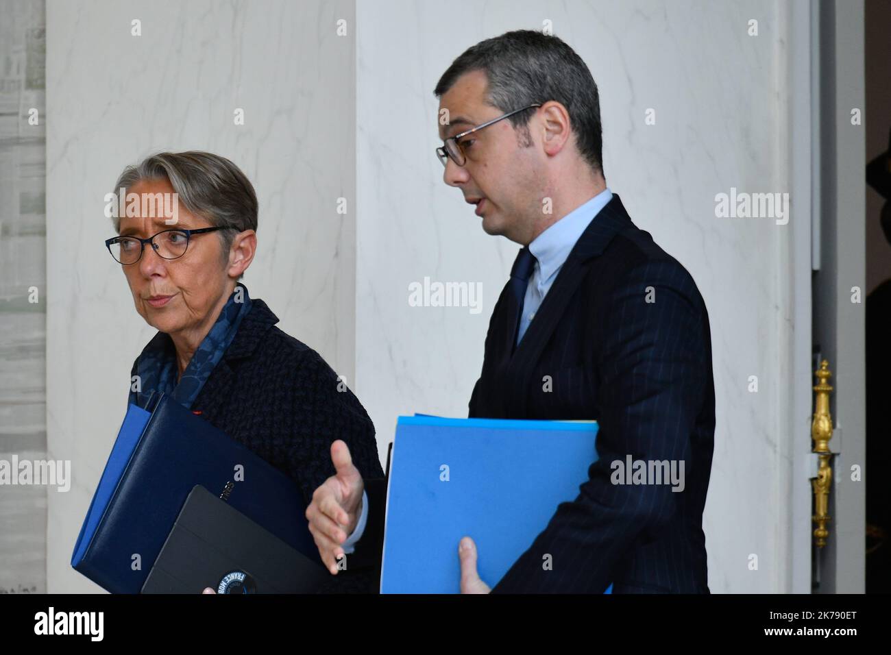 Elisabeth Borne, the Minister of Ecological and Inclusive Transition ...