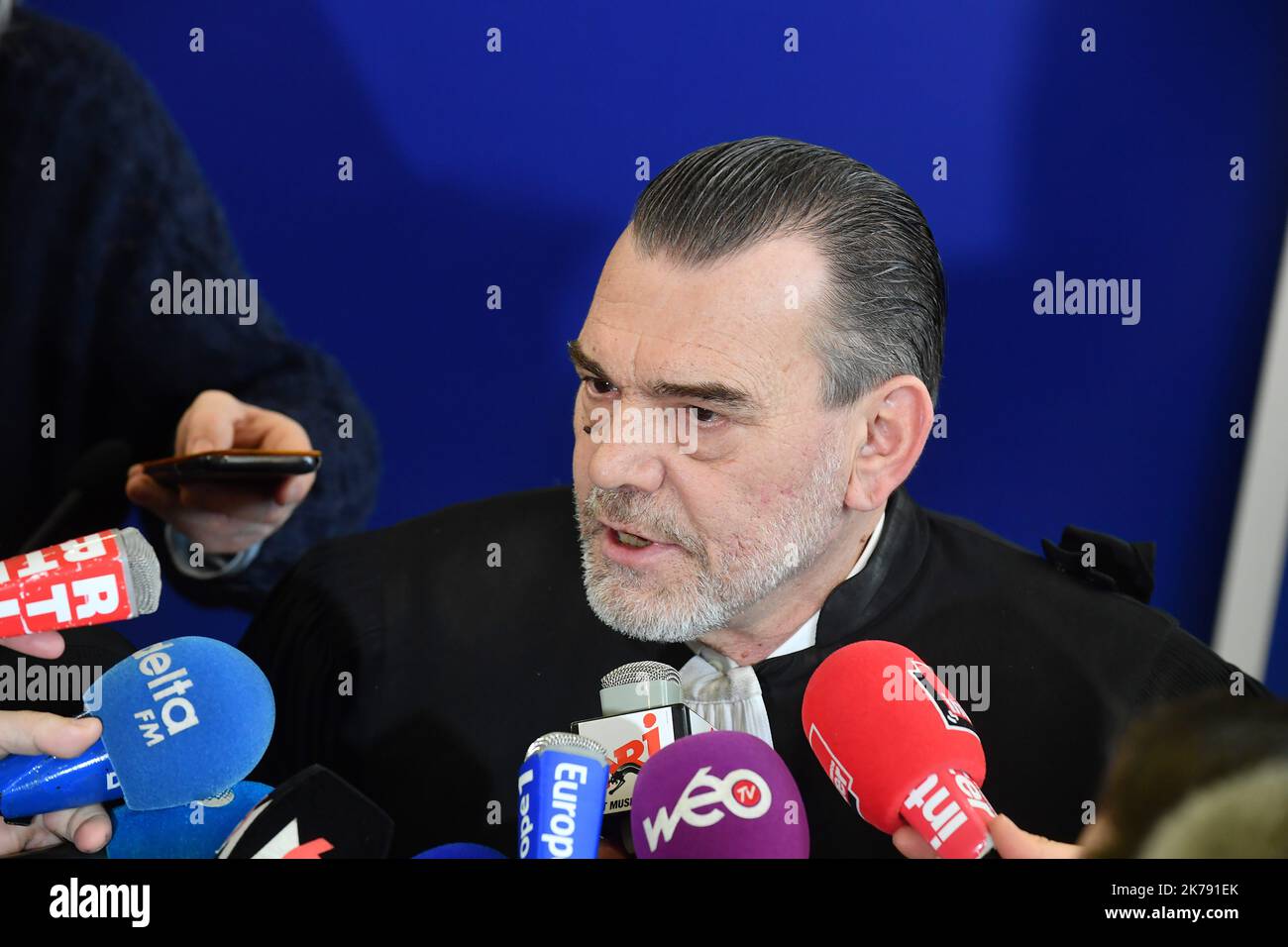 Notorious French gangster Redoine Faid's trial Stock Photo - Alamy