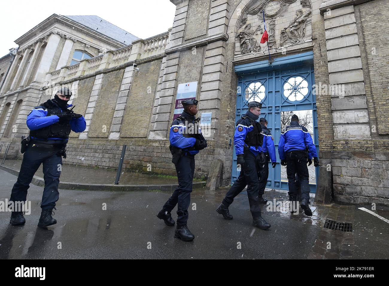 Notorious French gangster Redoine Faid's trial Stock Photo - Alamy