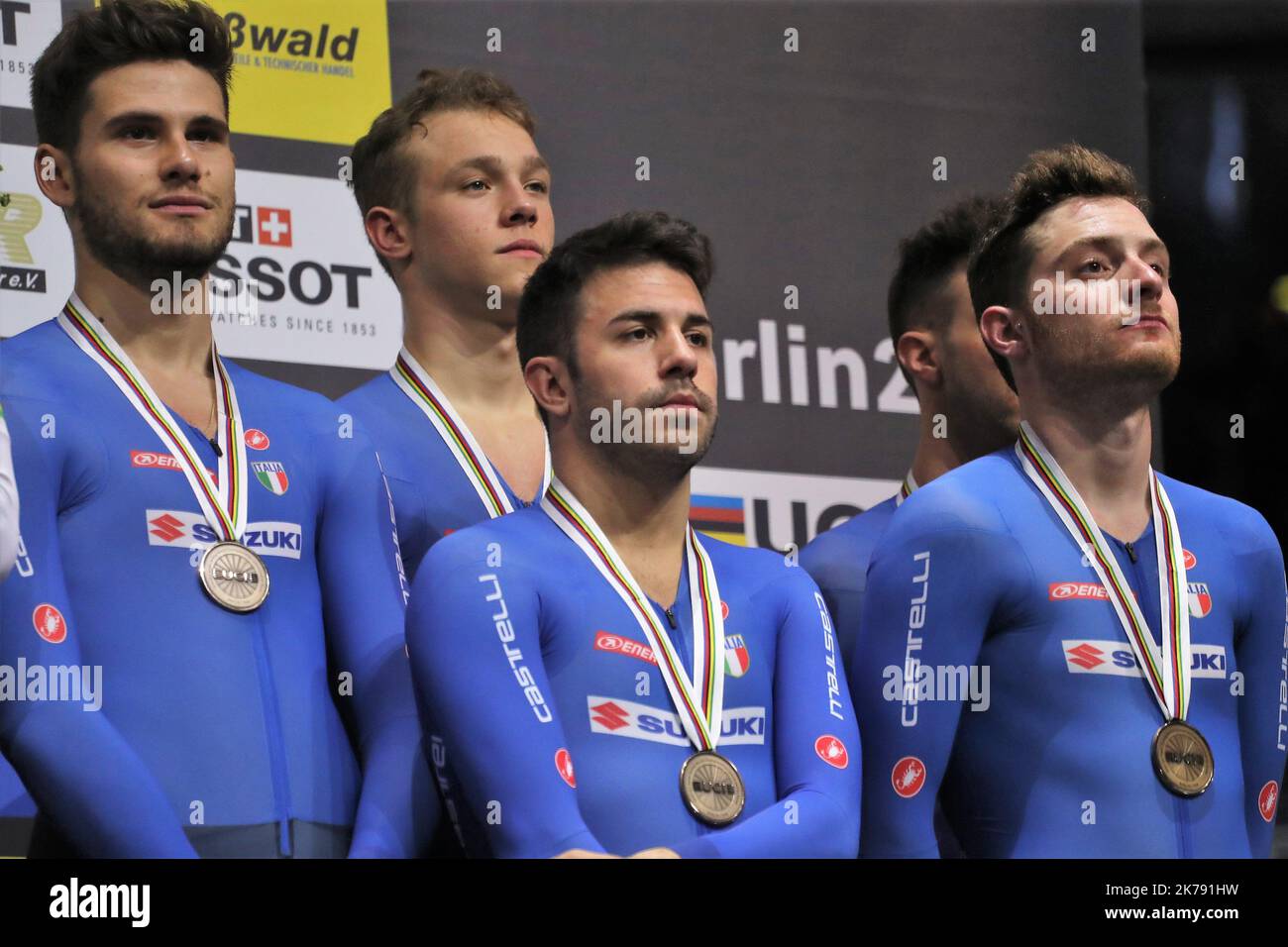 Filippo Ganna,Simone Consonni , Francesco Lamon and Jonathan Milan Team ...