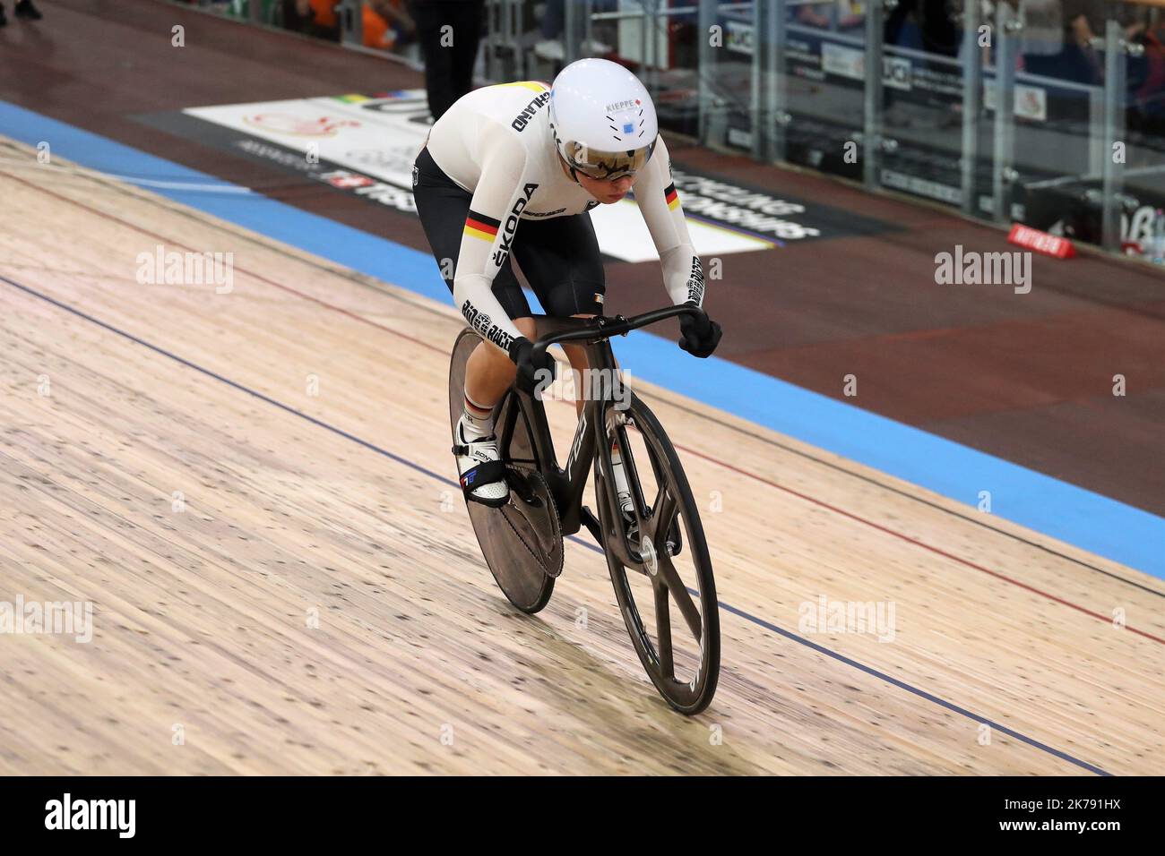 Emma Hinze of Germany 1/4 Finals Women's Sprint during the 2020 UCI ...