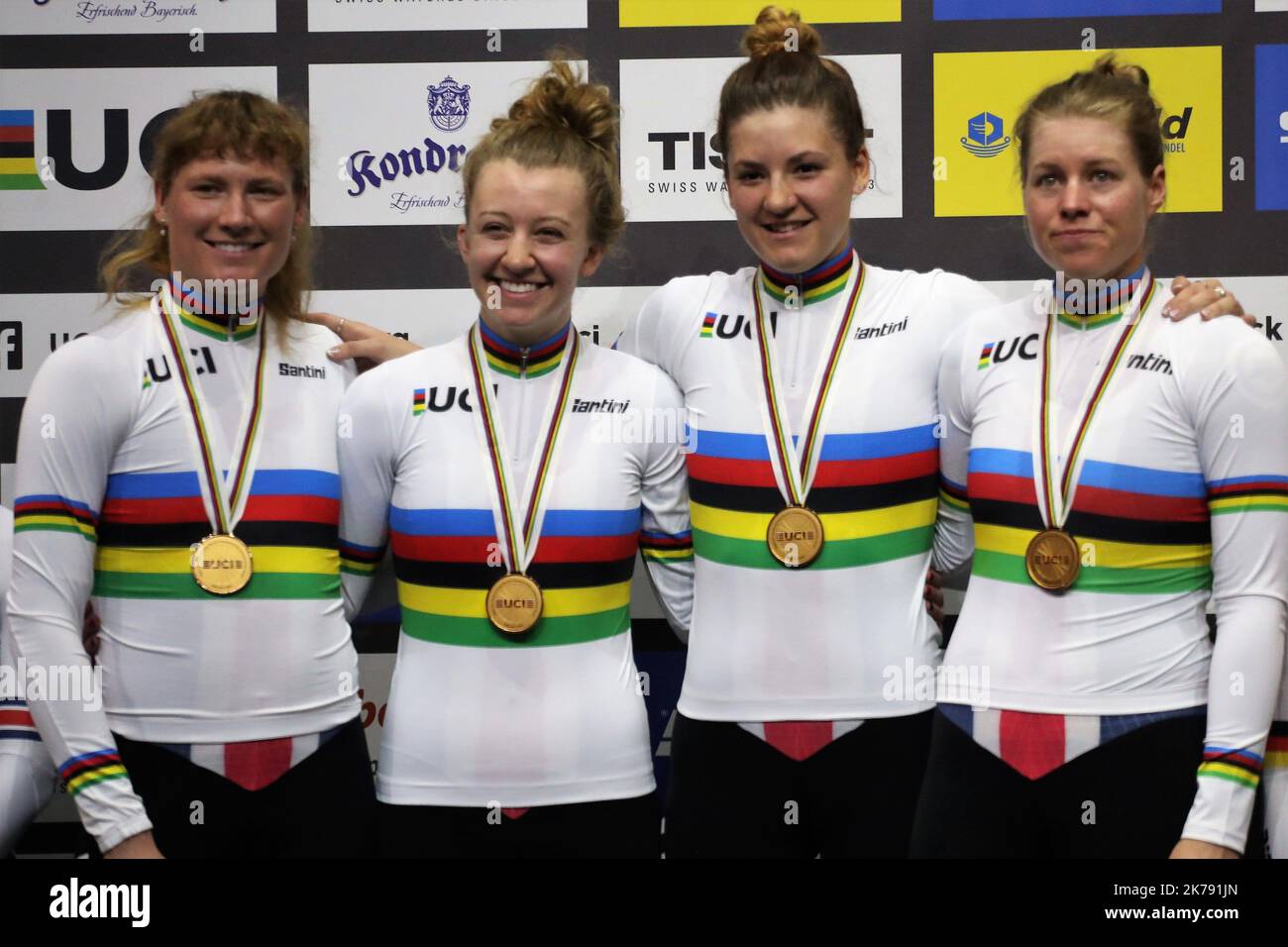 Jennifer Valente , Emma Whyte ,Lily Williams and Chloe Dygert Team USA ...