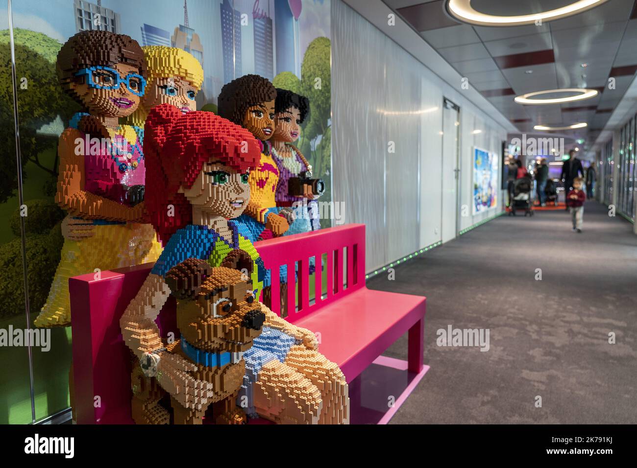 Coronavirus prevention measures aboard liner MSC Grandiosa Stock Photo ...