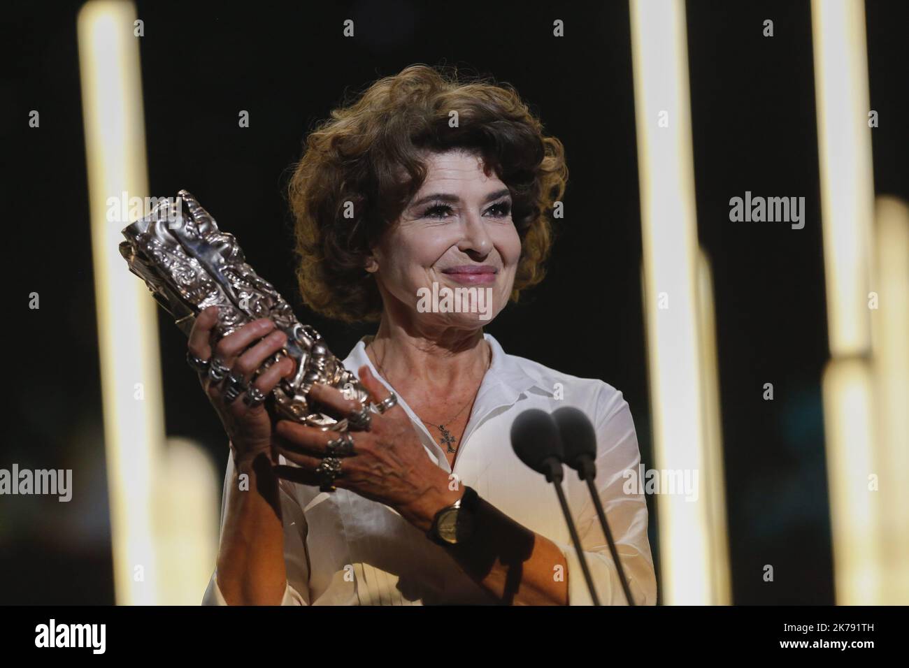 Fanny Ardant on stage during the Cesar Film Awards 2020 Ceremony At ...