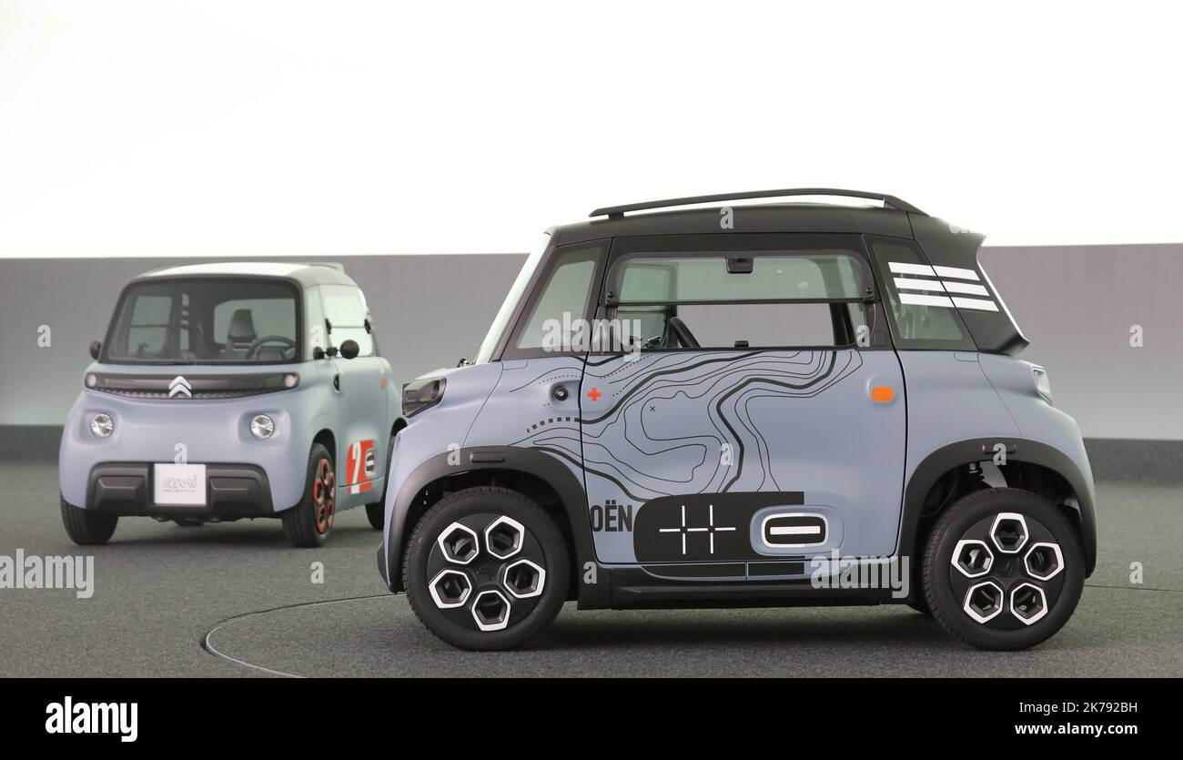 The new Citroen AMI Electric Vehicle, Velizy-Villacoublay Stock Photo ...