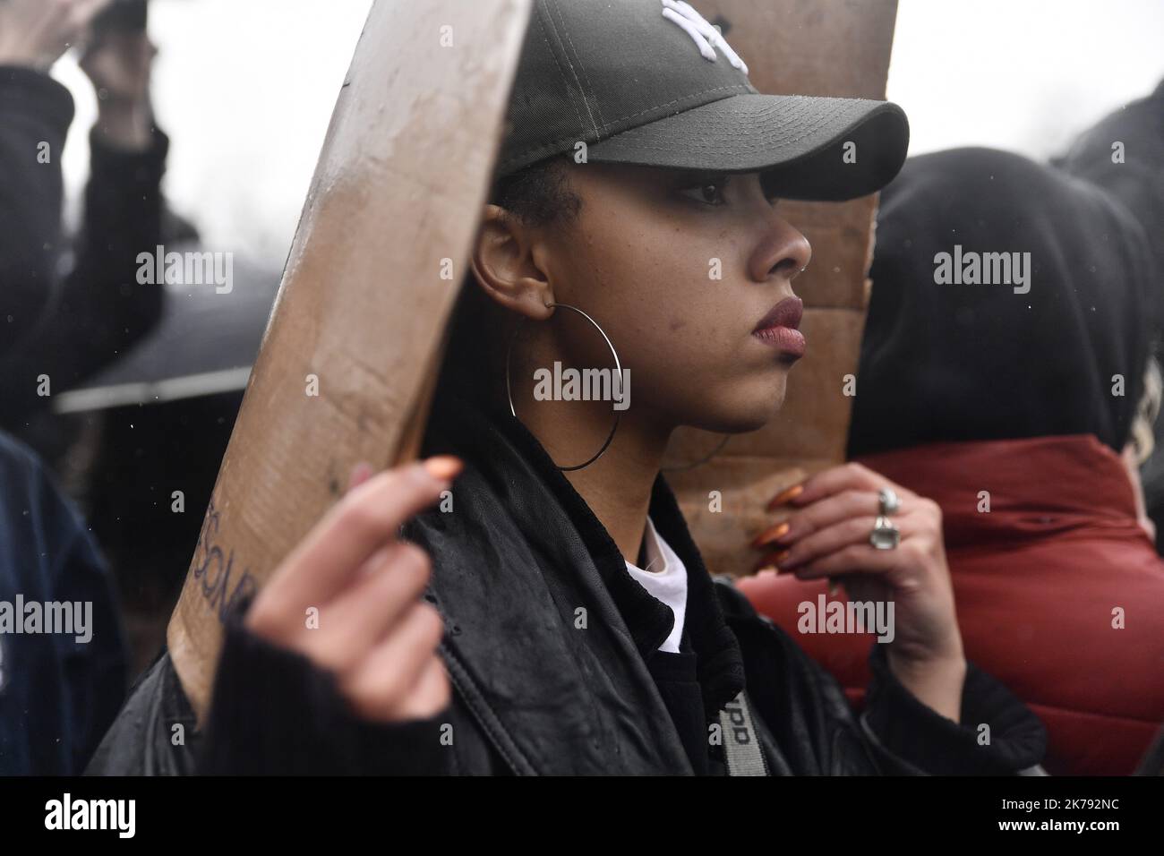 People in Paris protest on International Women's Day for equal rights ...