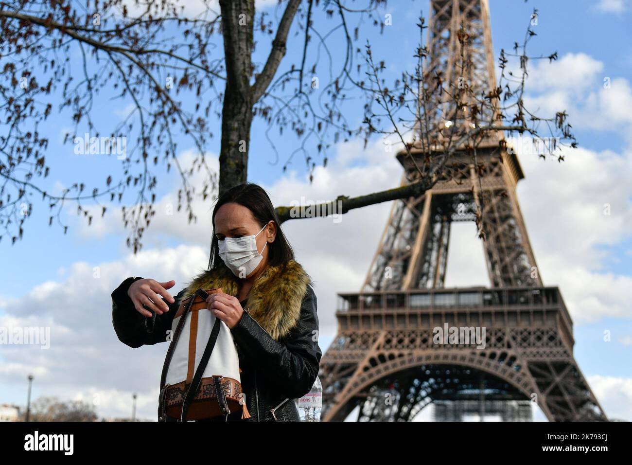 / 13/03/2020 - France / Ile-de-France (region) / Paris - Rare tourists ...