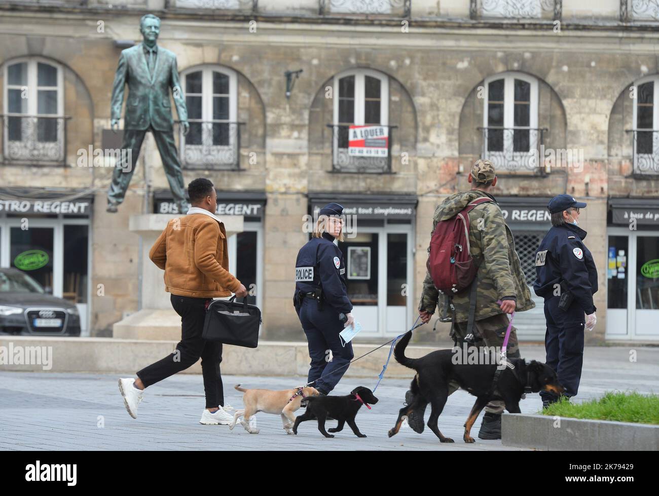 The national police patrol the streets to ensure proper compliance with ...