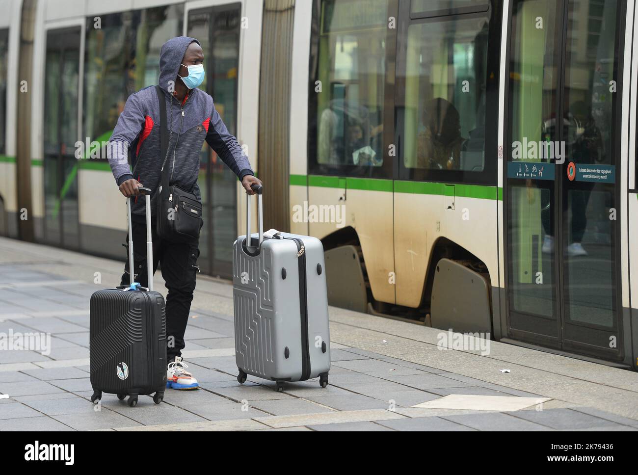 The national police patrol the streets to ensure proper compliance with ...