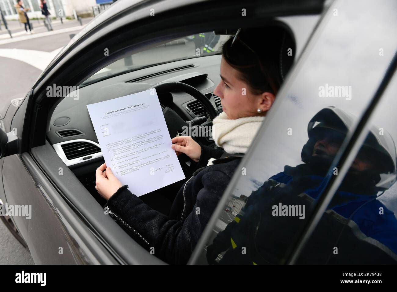 The national police patrol the streets to ensure proper compliance with ...