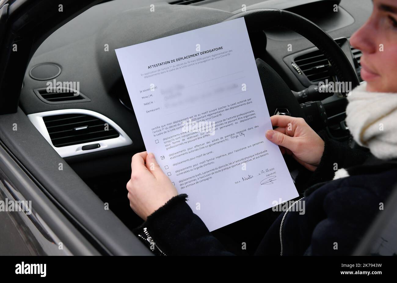 The national police patrol the streets to ensure proper compliance with ...