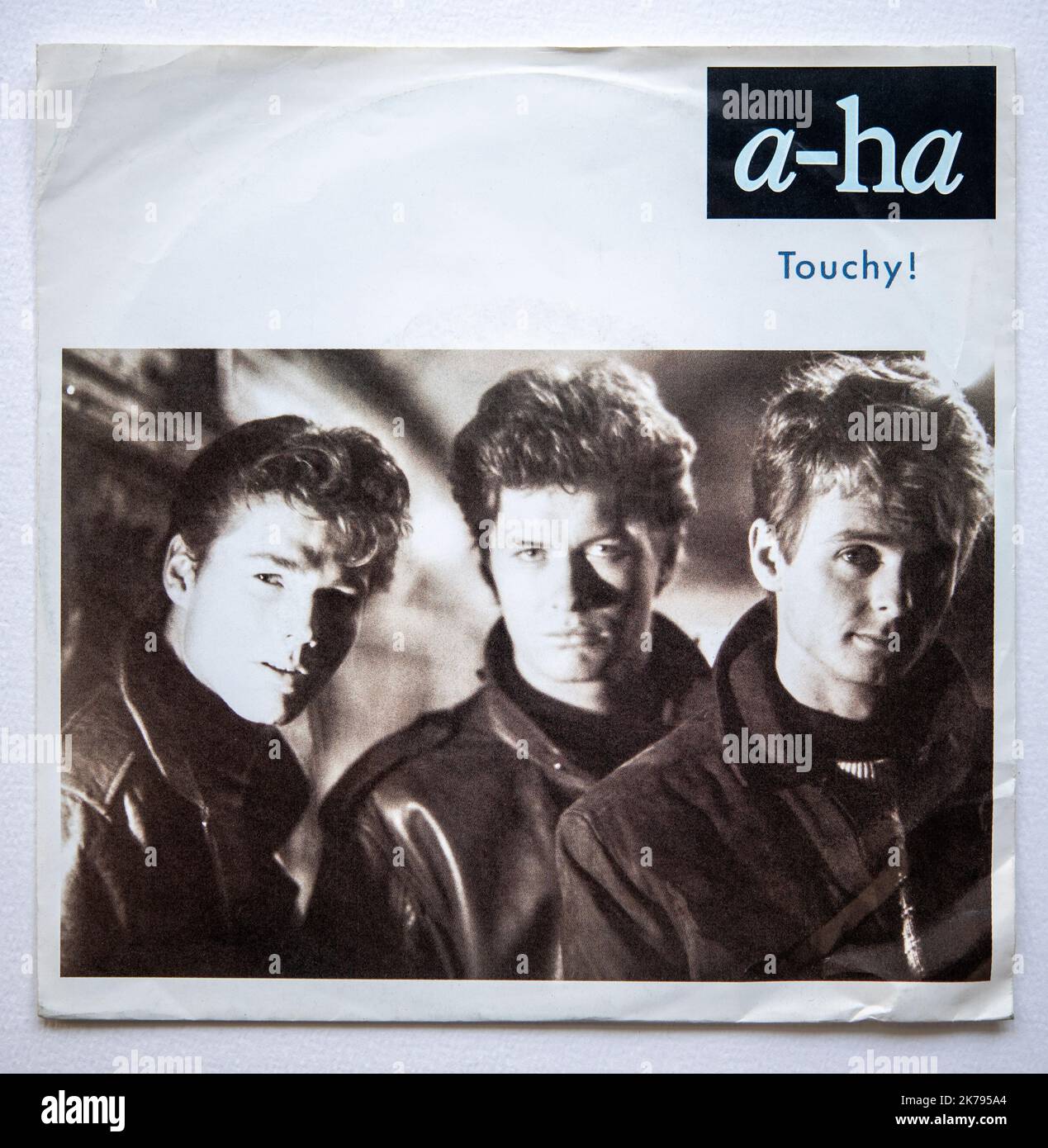 Picture cover of the seven inch single version of Touchy! by a-ha ...