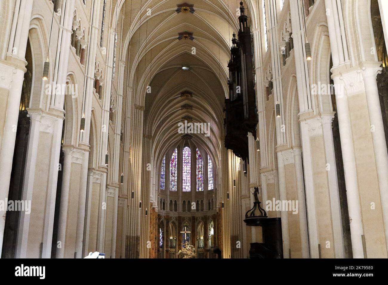 Chartres Cathedral, also known as the Cathedral of Our Lady of Chartres ...