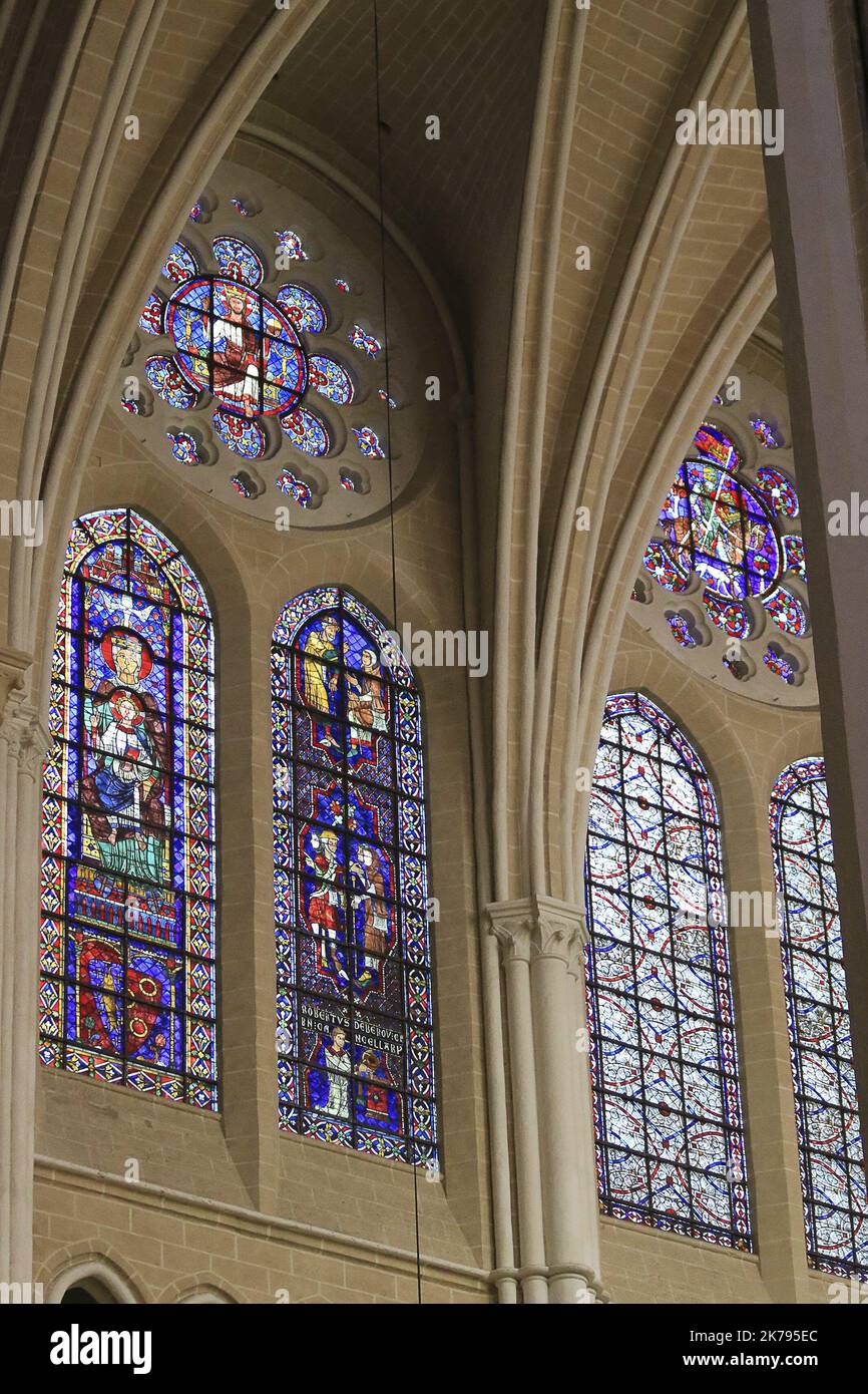 Chartres Cathedral, also known as the Cathedral of Our Lady of Chartres ...