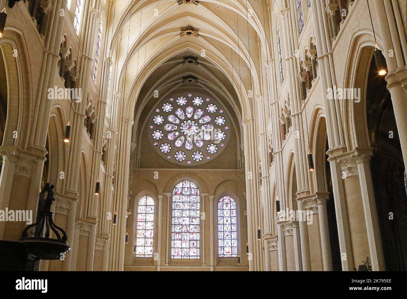 Chartres Cathedral, also known as the Cathedral of Our Lady of Chartres ...
