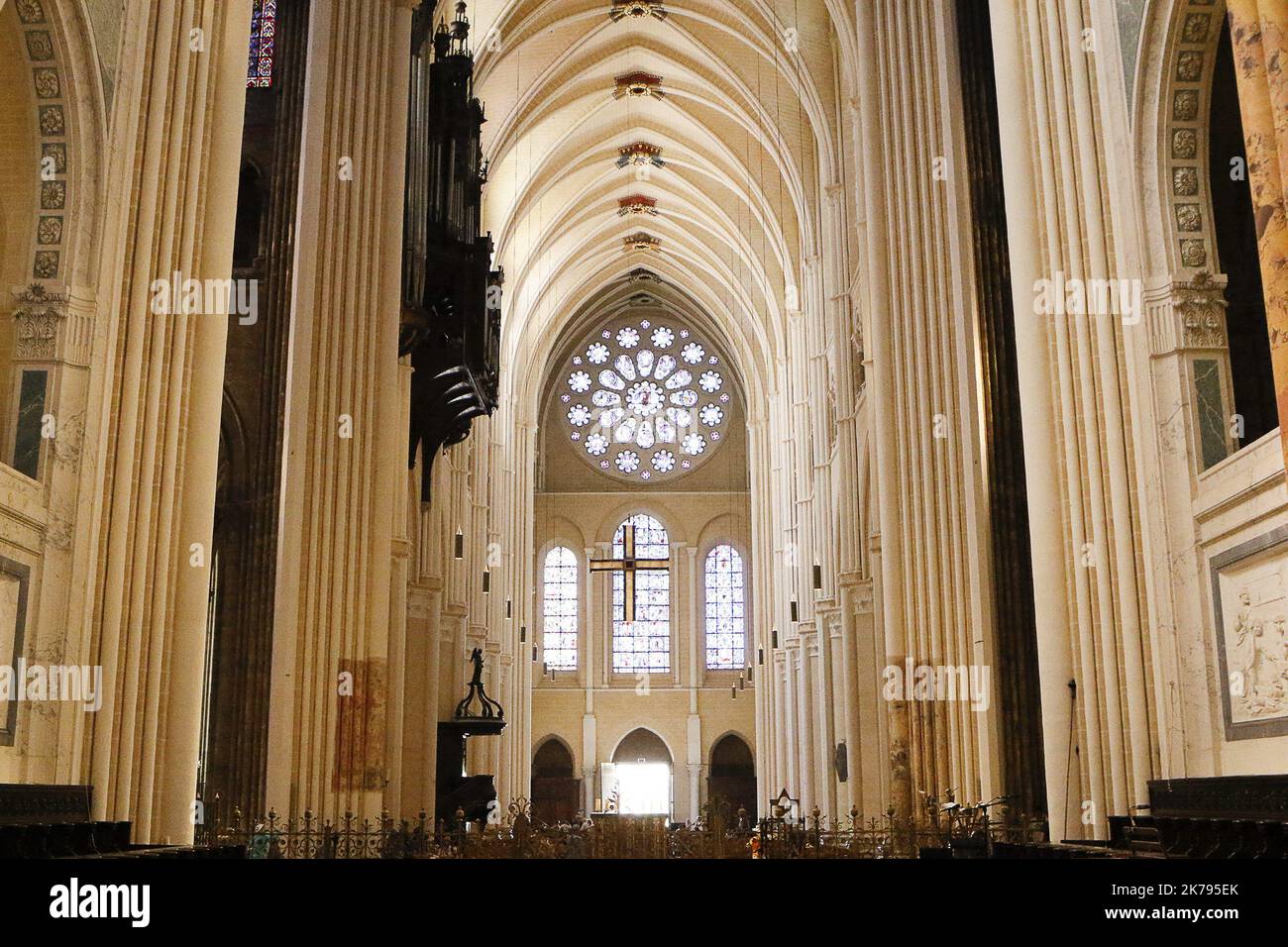 Chartres Cathedral, also known as the Cathedral of Our Lady of Chartres ...