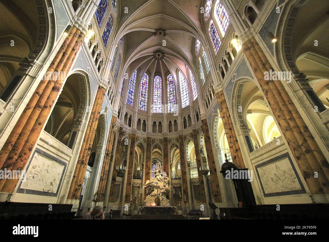 Chartres Cathedral, also known as the Cathedral of Our Lady of Chartres ...
