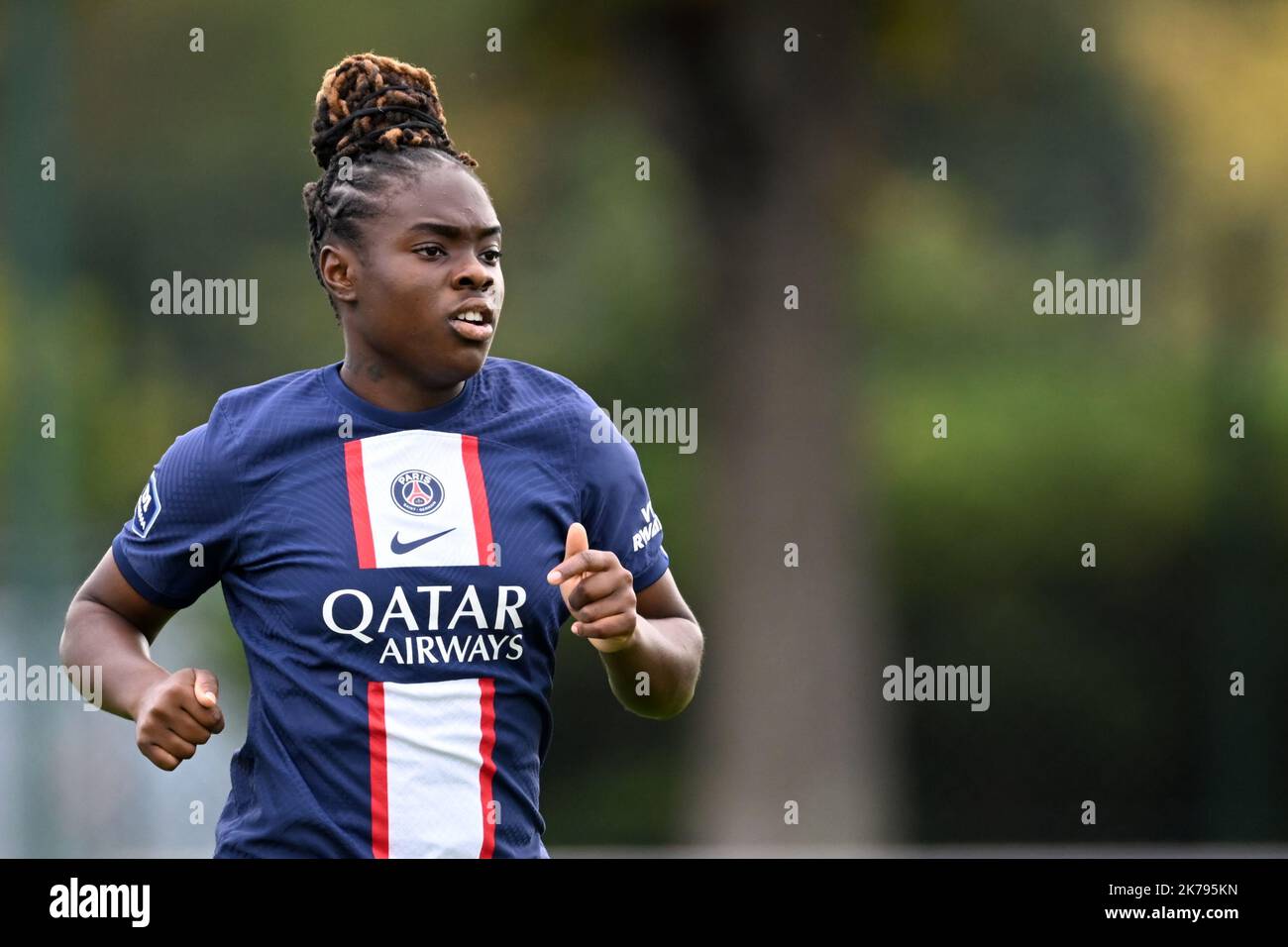 PARIS - Sandy Baltimore of Paris Saint Germain women during the French ...