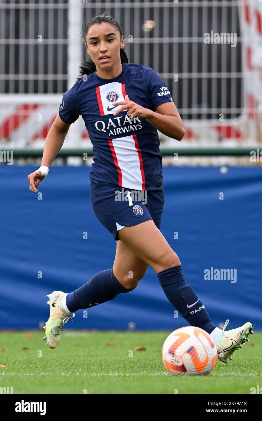 PARIS - Sakina Karchaoui of Paris Saint Germain women during the French ...