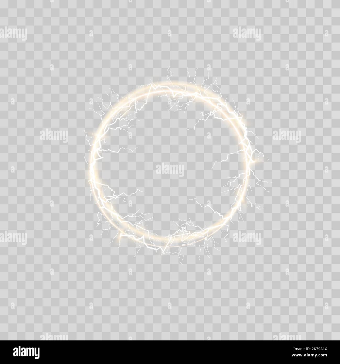 Abstract light lines of movement and speed in gold color. Light ...