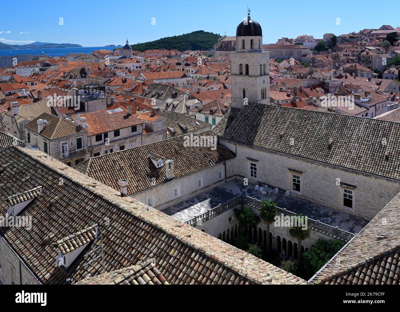 Aerial view franciscan monastery hi-res stock photography and images ...