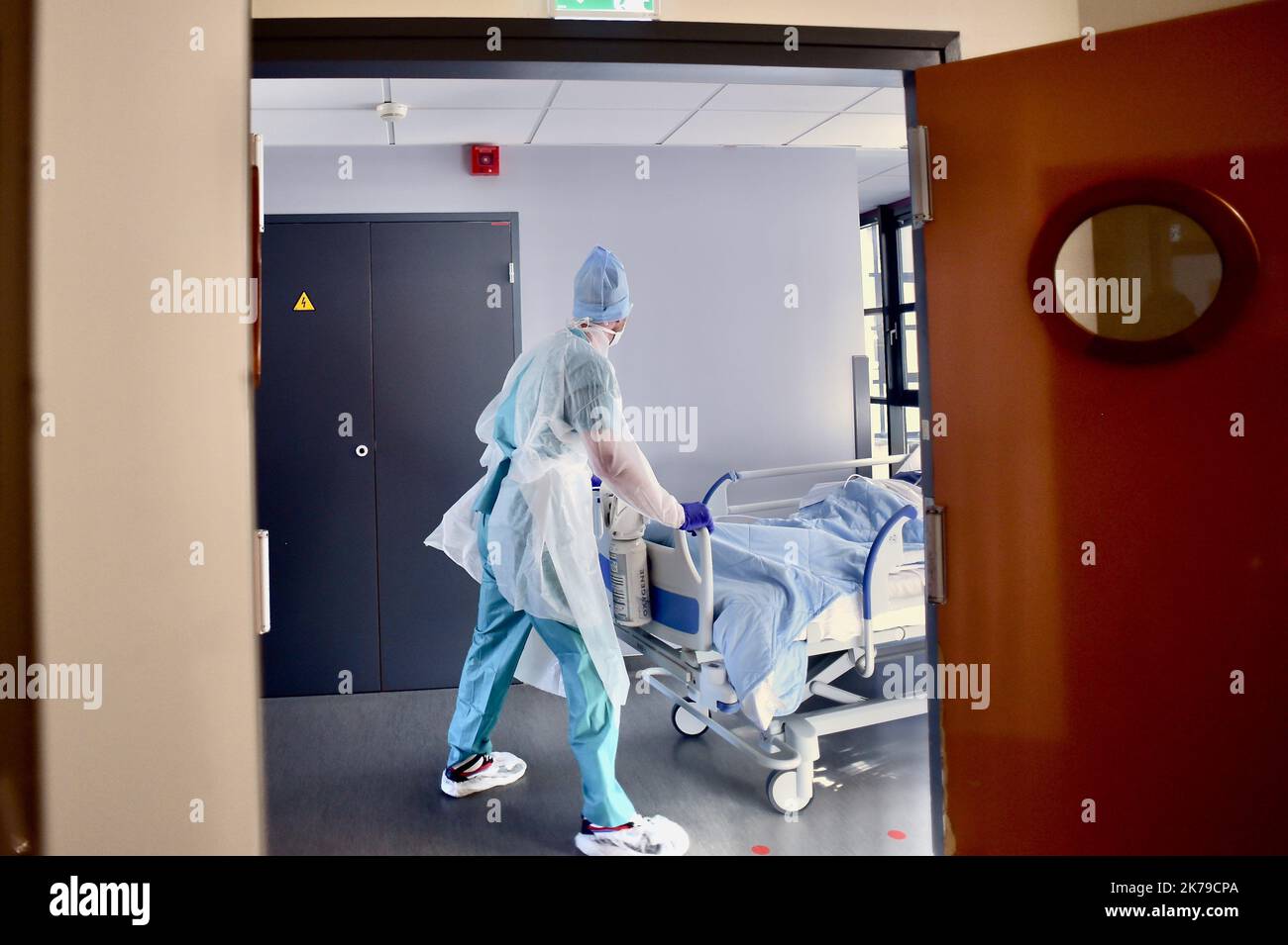 Medical staff including doctors and nurses carry out duties at private ...