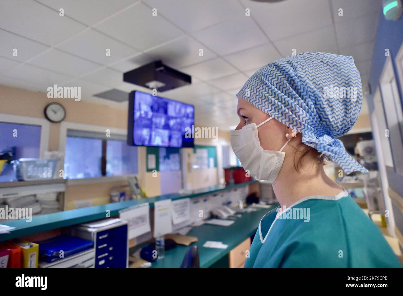 Medical staff including doctors and nurses carry out duties at private ...